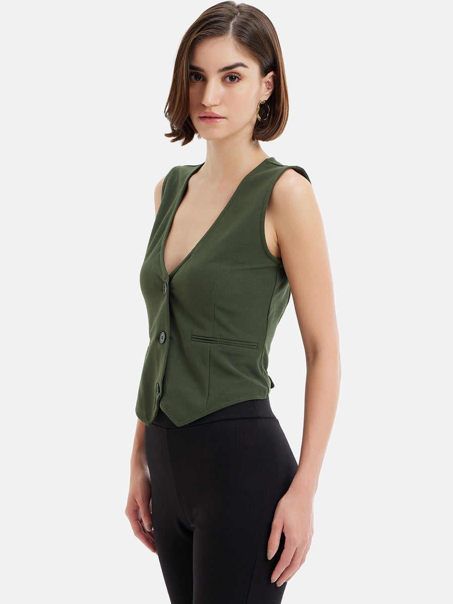 Sleeveless Waistcoat – KAZO