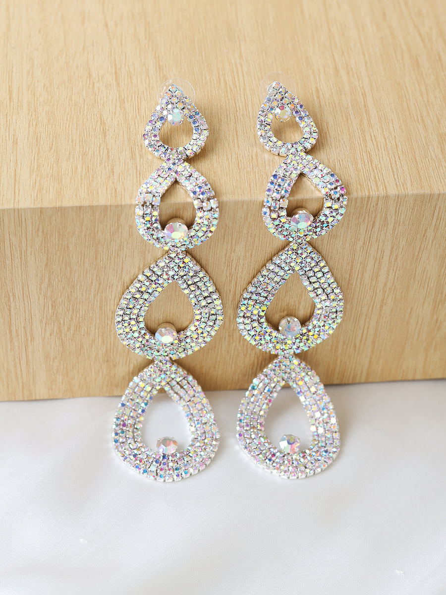 Fall Danglers In Silver – KAZO